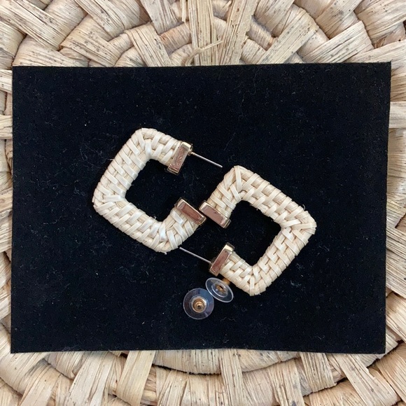 Jewelry | Rattan Hoops | Poshmark